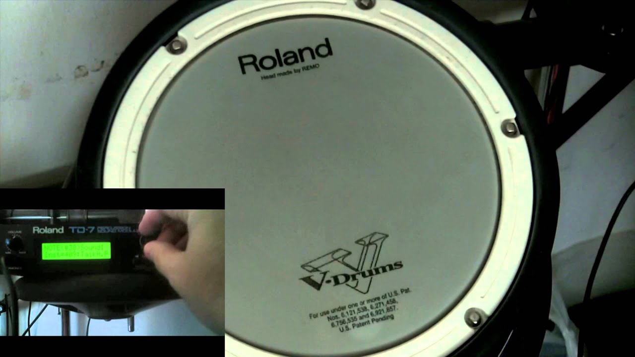 Roland TD-7 cool percussion sounds preview HQ