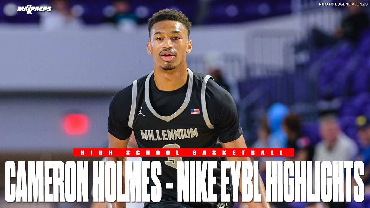 5⭐️ CAMERON HOLMES at the NIKE EYBL session 4🏀
