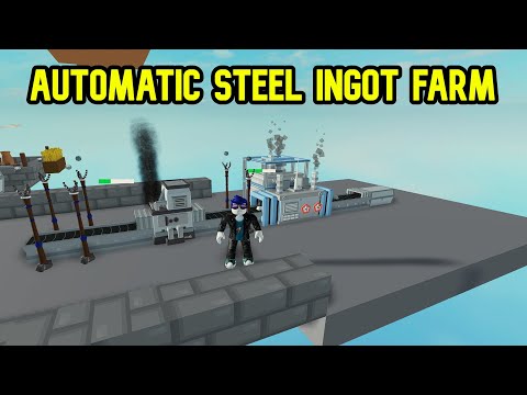 How to Make Automatic Steel Ingot Farm in Roblox Islands