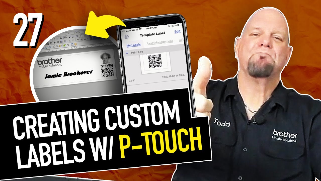 From Boring to Branded: Create Custom Labels with P-touch Editor | BS with Todd