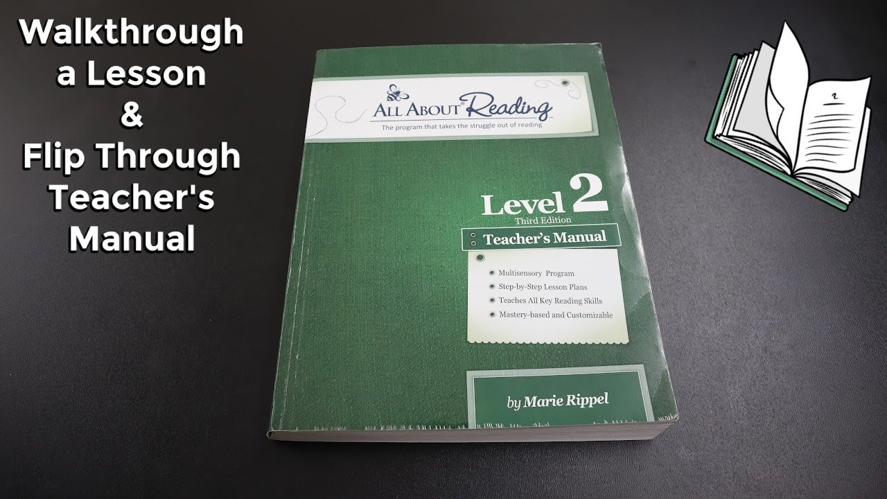 ALL ABOUT READING LEVEL 2| Walk Through A Lesson| Flip Through The Manual| Homeschool Curriculum