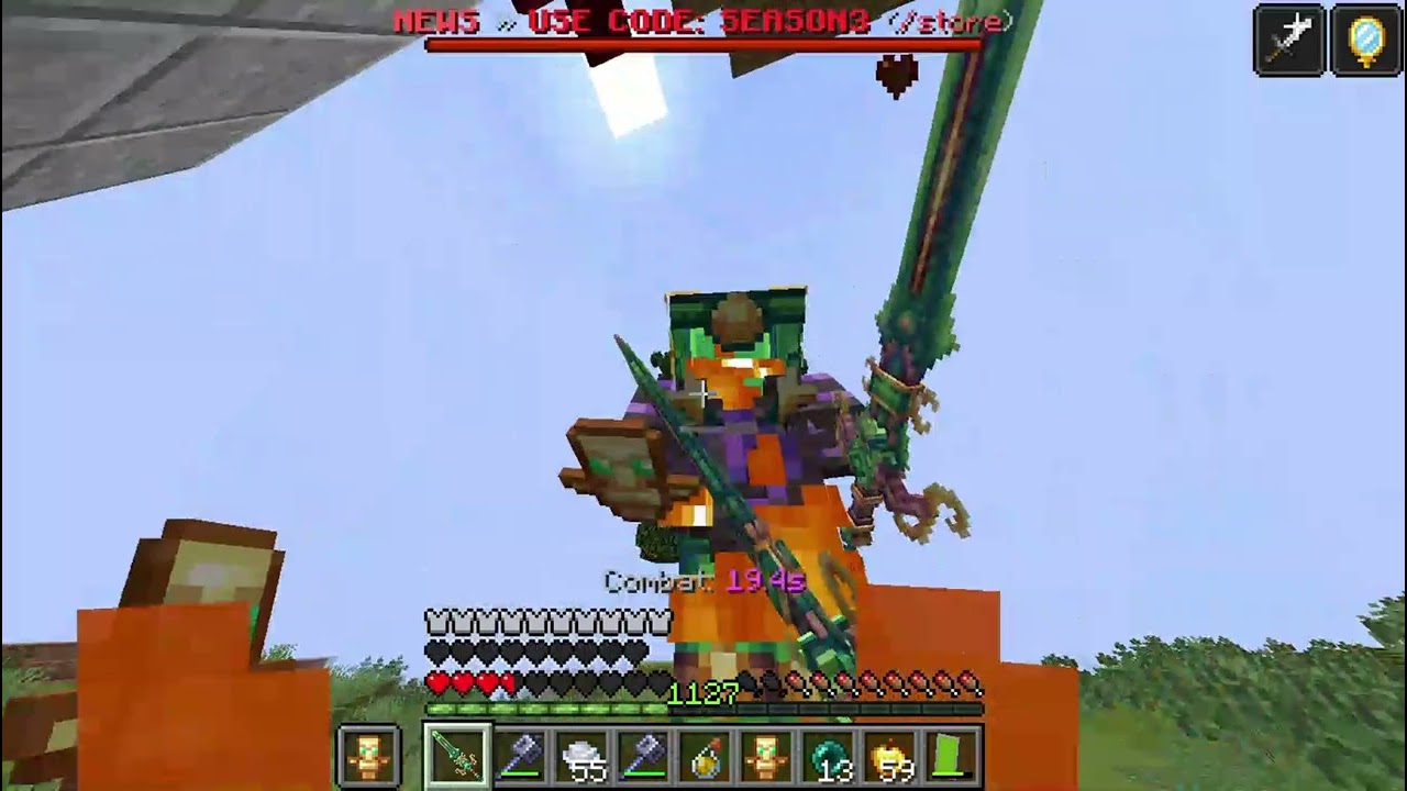 Destroying the most powerful player on MythMC!