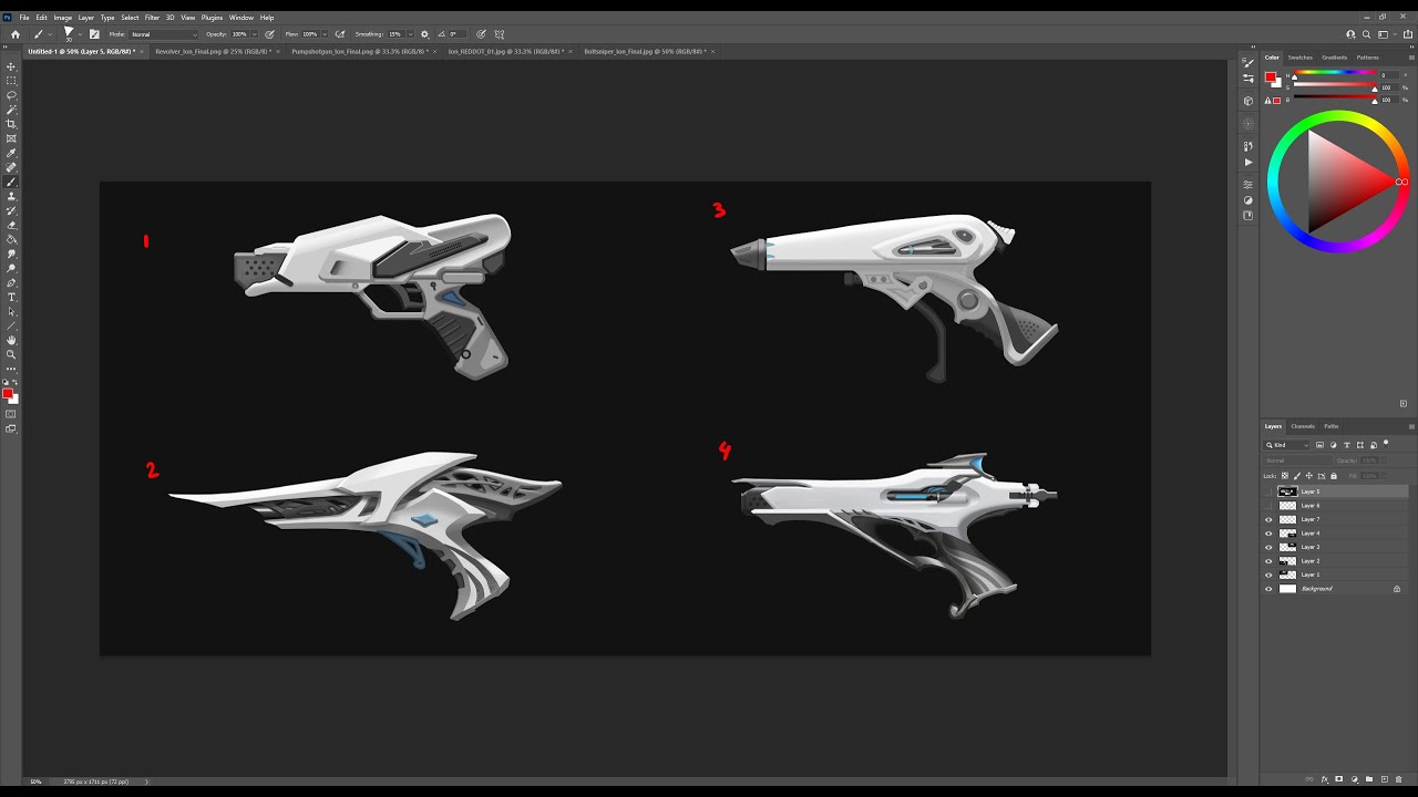 Organic Weapon Design Tutorial - Feedback Session 2 - Gino Fei