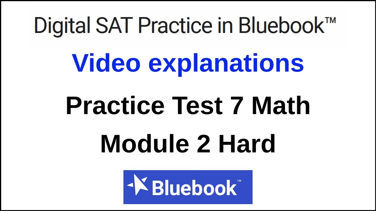 Question 01 Digital SAT Practice Test 7 Section 2 Math Module 2 Hard
