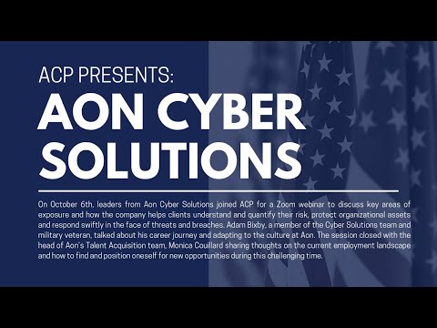 ACP Presents: Aon Cyber Solutions