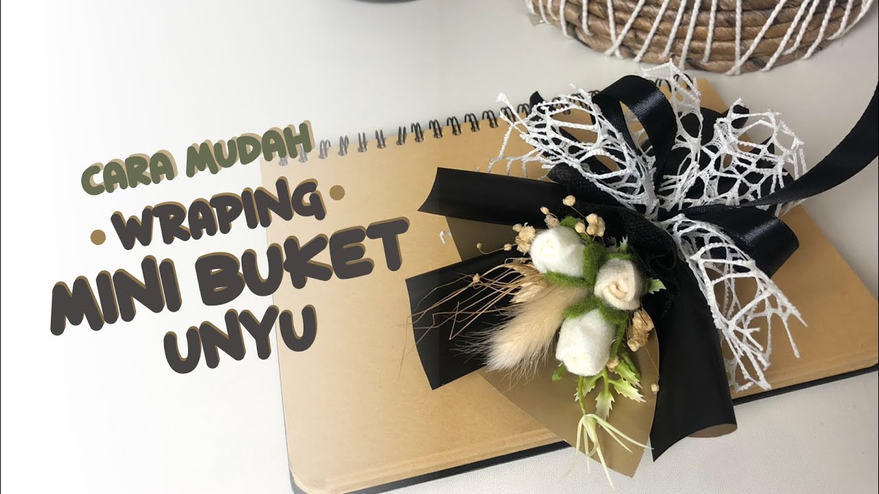 Cara membuat buket bunga mini dari kain flanel | Mini Bouque