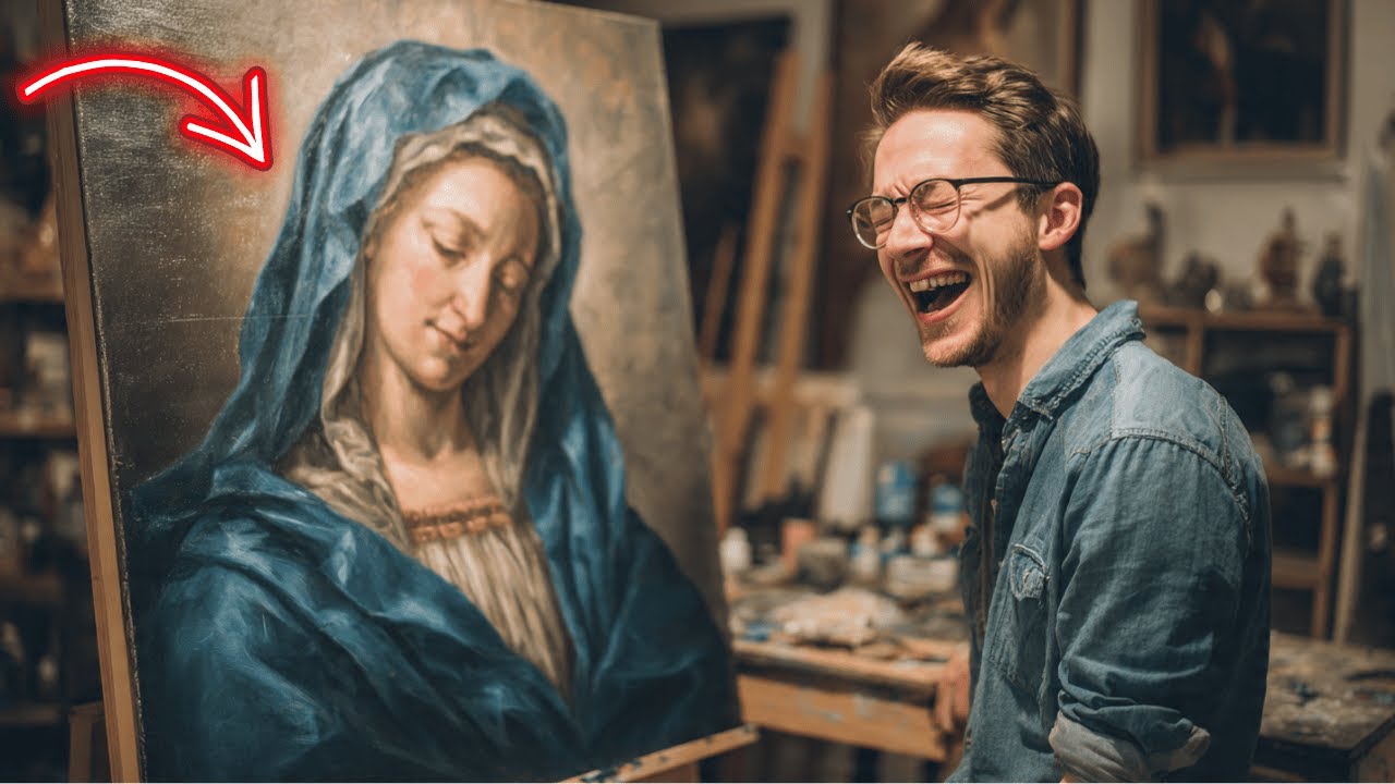 Atheist Artist MOCKED While Painting the Virgin Mary... Until Something UNEXPLAINABLE Happened