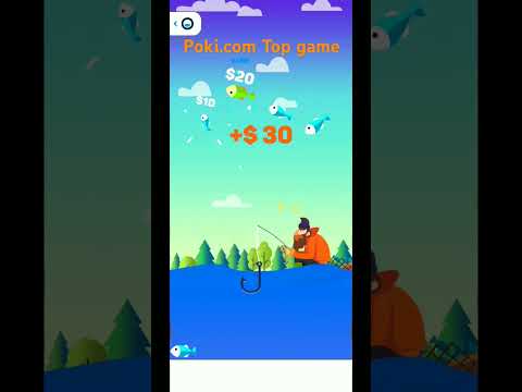 Tiny Fishing poki.com games #gaming #shorts #poki