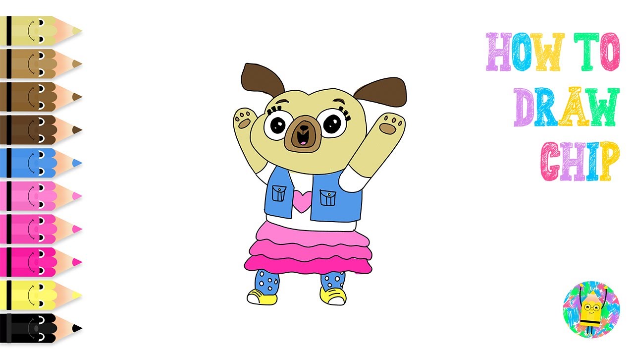 Step by Step Chip Drawing Tutorial | ArtistsFloor