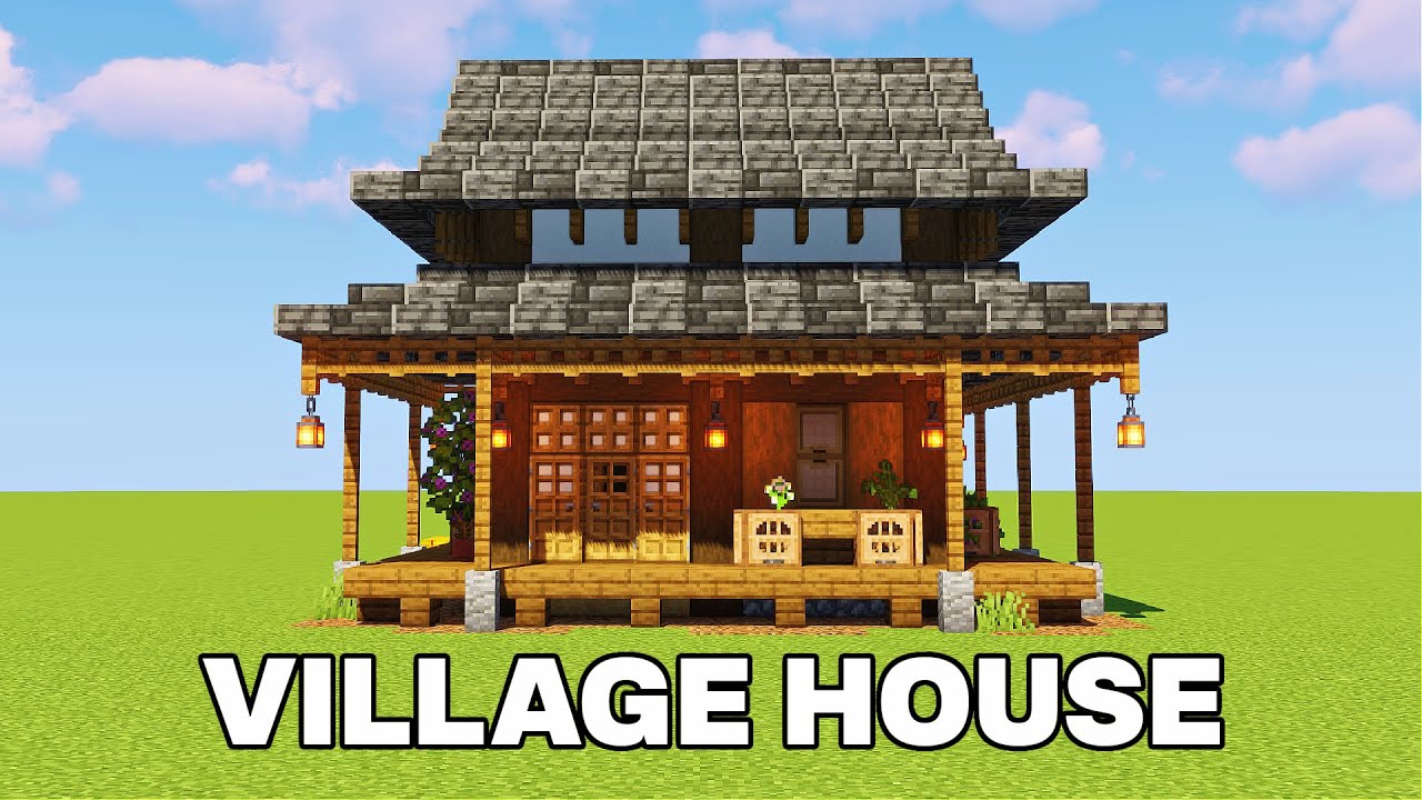 Japanese Village House | Minecraft Tutorial - Minecraft Builders