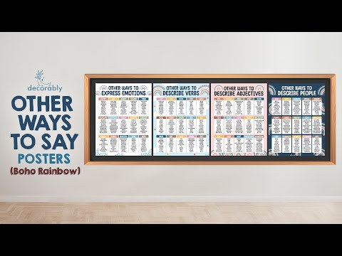 📚✨ Boost Learning with These Vibrant English Posters! 🎉🖊️