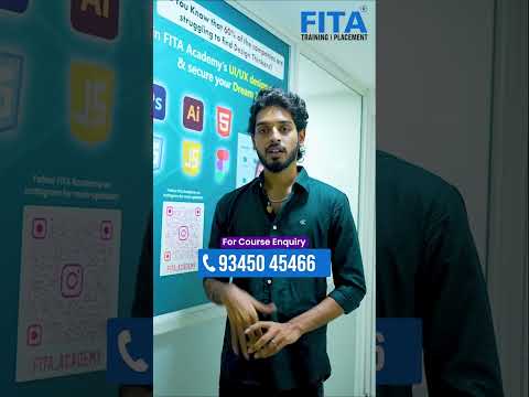 IT Job after 3 Years Career Gap 😱| UI UX Design Course in Chennai | FITA Academy Placement Success
