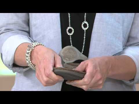 Dansko Patterned Leather Thong Sandals -Priya with Amy Stran