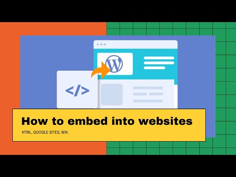 How to embed in Google sites, Html website and Wix | videos, forms, slides and docs