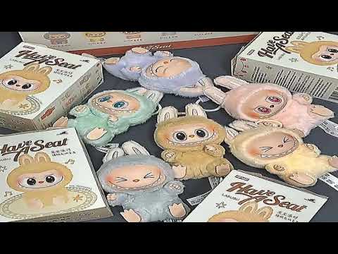 Labubu 2.0 Have A Seat The Monsters Vinyl Blind Box Pendant Decoration Replica Keychain To