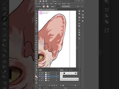 Sphynx Cat Vector Art Illustrator