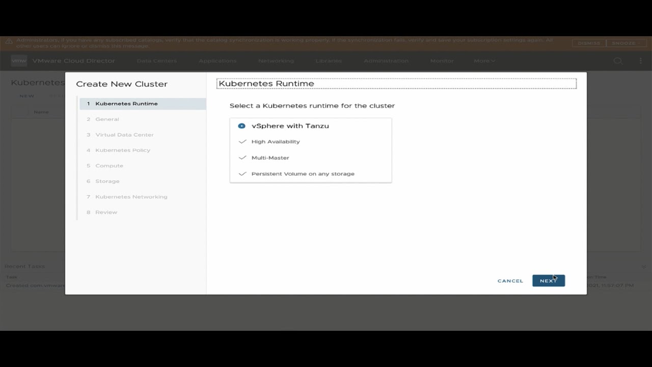 VMware Tanzu Basic with VMware Cloud Director (VCD) for Cloud Providers