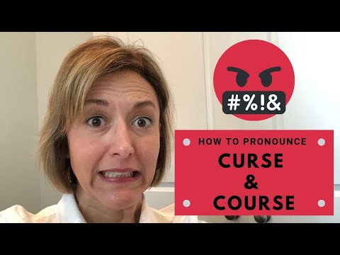 Learn to Pronounce COURSE & CURSE 🤬 - English Pronunciation Lesson #learnenglish