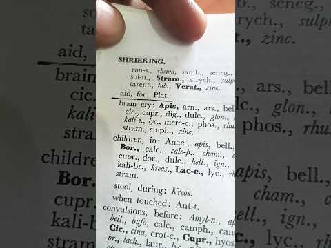 Shrieking for Aid// Rubric// Kent Repertory// Homoeopathy