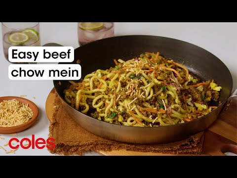 Easy Beef Chow Mein