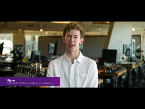 Meet Flynn, a Mechanical Engineering and Mathematics student at UQ
