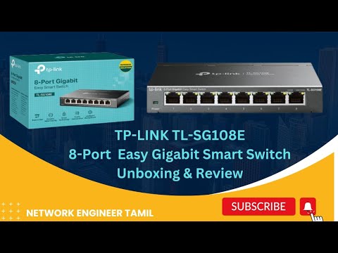 TP-Link 8 Port Gigabit Switch | Easy Smart Managed | Plug & Play (TL-SG108E)