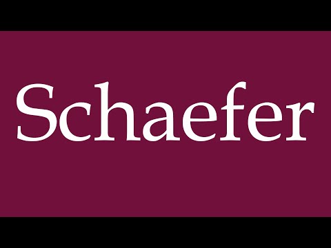 How to Pronounce ''Schaefer'' (Shepherd) Correctly in German