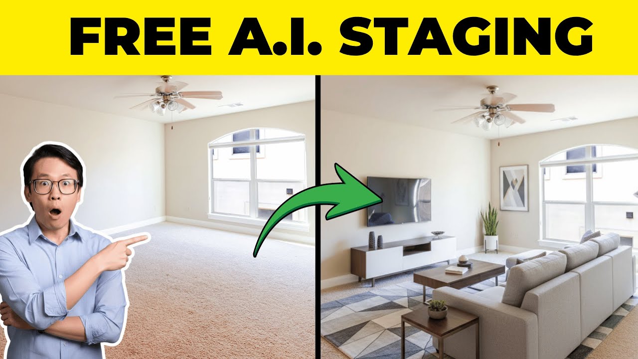 🤯 AI Real Estate Staging: Stage Your Listings For FREE