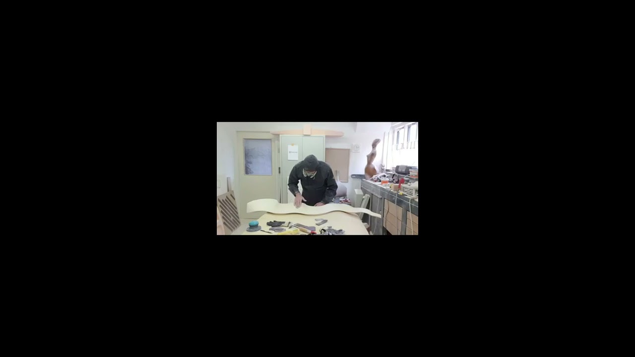 PETER BREMERS Making of Vibration and Interference sculpture 2020