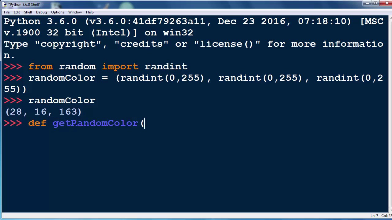 How to Get a Random Color in Python programming language - Python tutorial