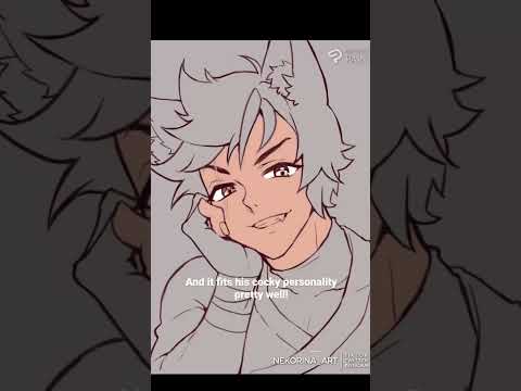 Drawing fox Kai from LEGO Ninjago 🦊💐 #timelapse #art #illustration