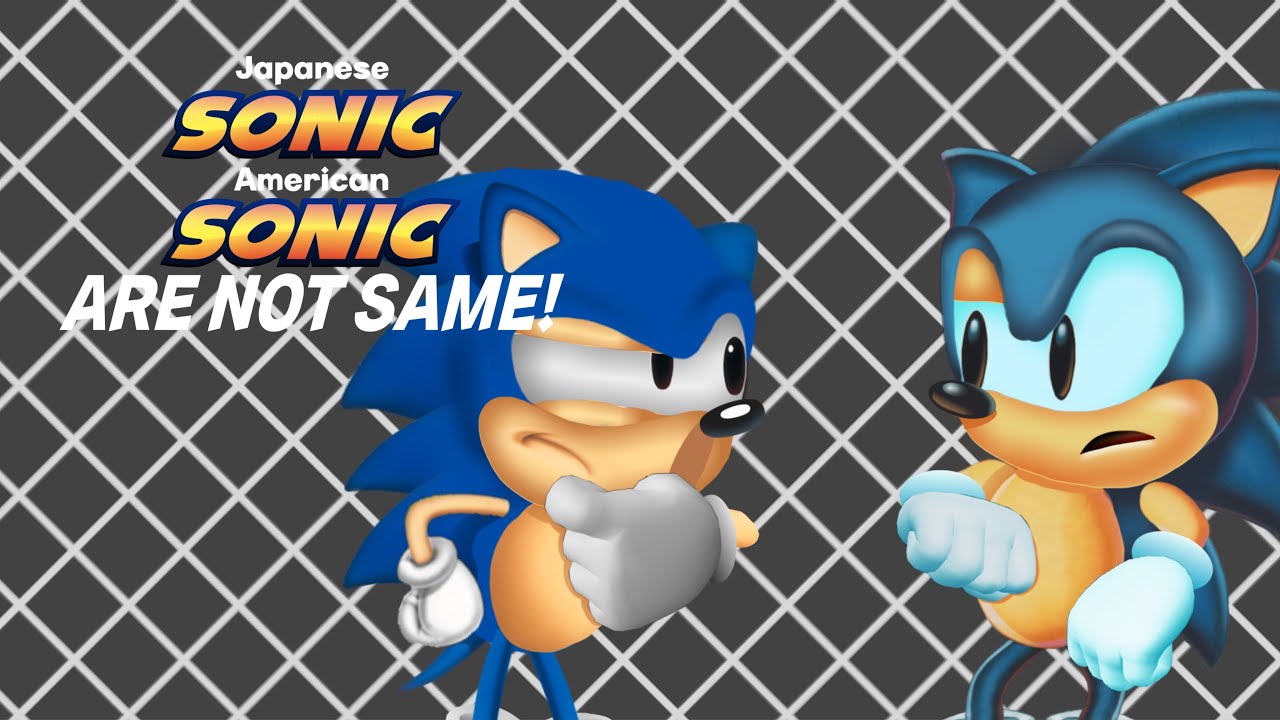 SonicSF10 | Japanese sonic American sonic are not same!