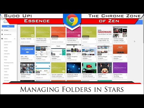 Managing Folders in Stars, Chrome's new Bookmark Manager | The Chrome Zone