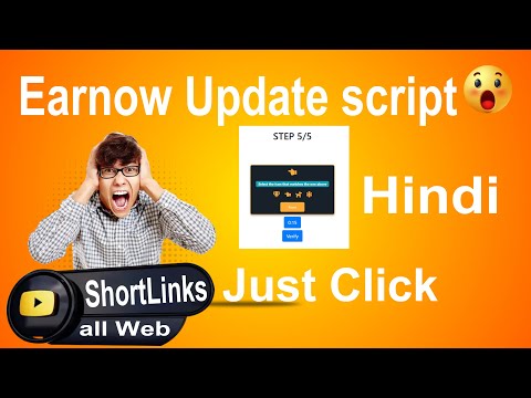 Earnow Update script || all web bypass shortlinks || via faucet | firefaucet.win || Hindi/Urdu