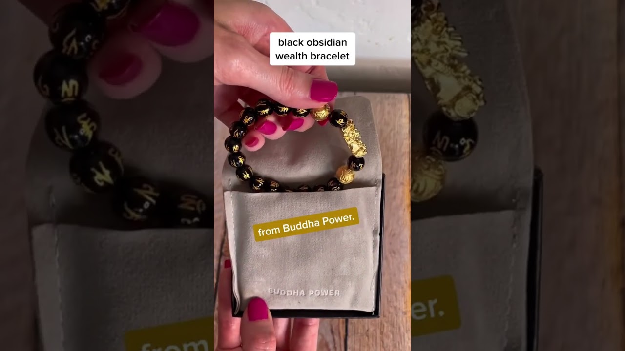 FengShui black wealth bracelet #bracelet #health #jewelry #money #crystals #gift #giftideas #rich