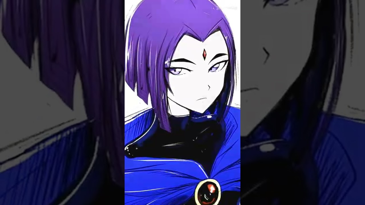 Starfire ang Raven #teentitans #fanart