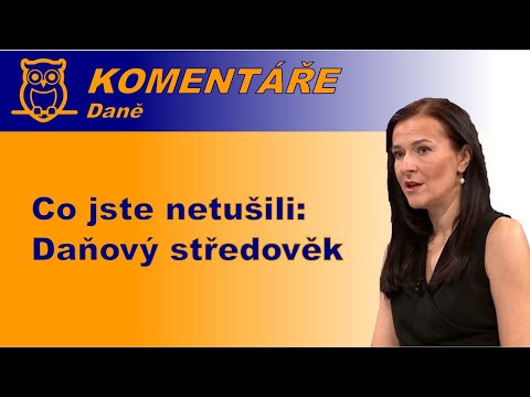 Daňový středověk neskončil
