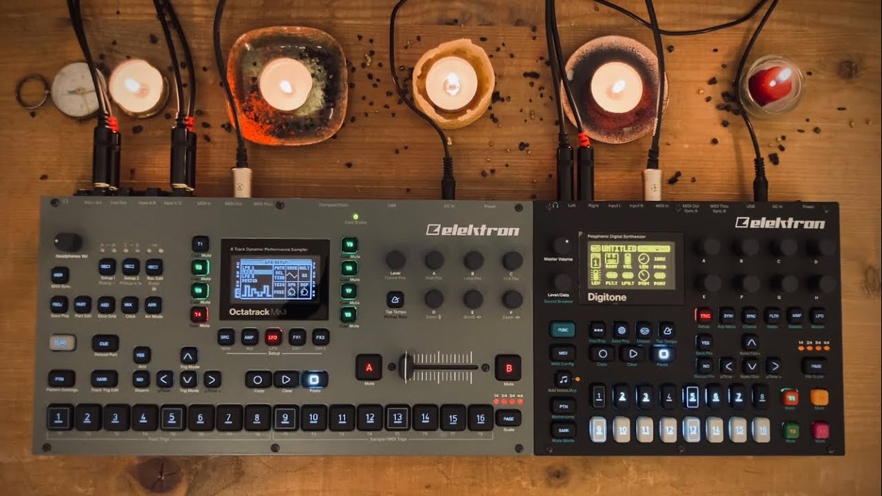 Octatrack & Digitone Ambient - Generative Dark Ambient - “no light without darkness”
