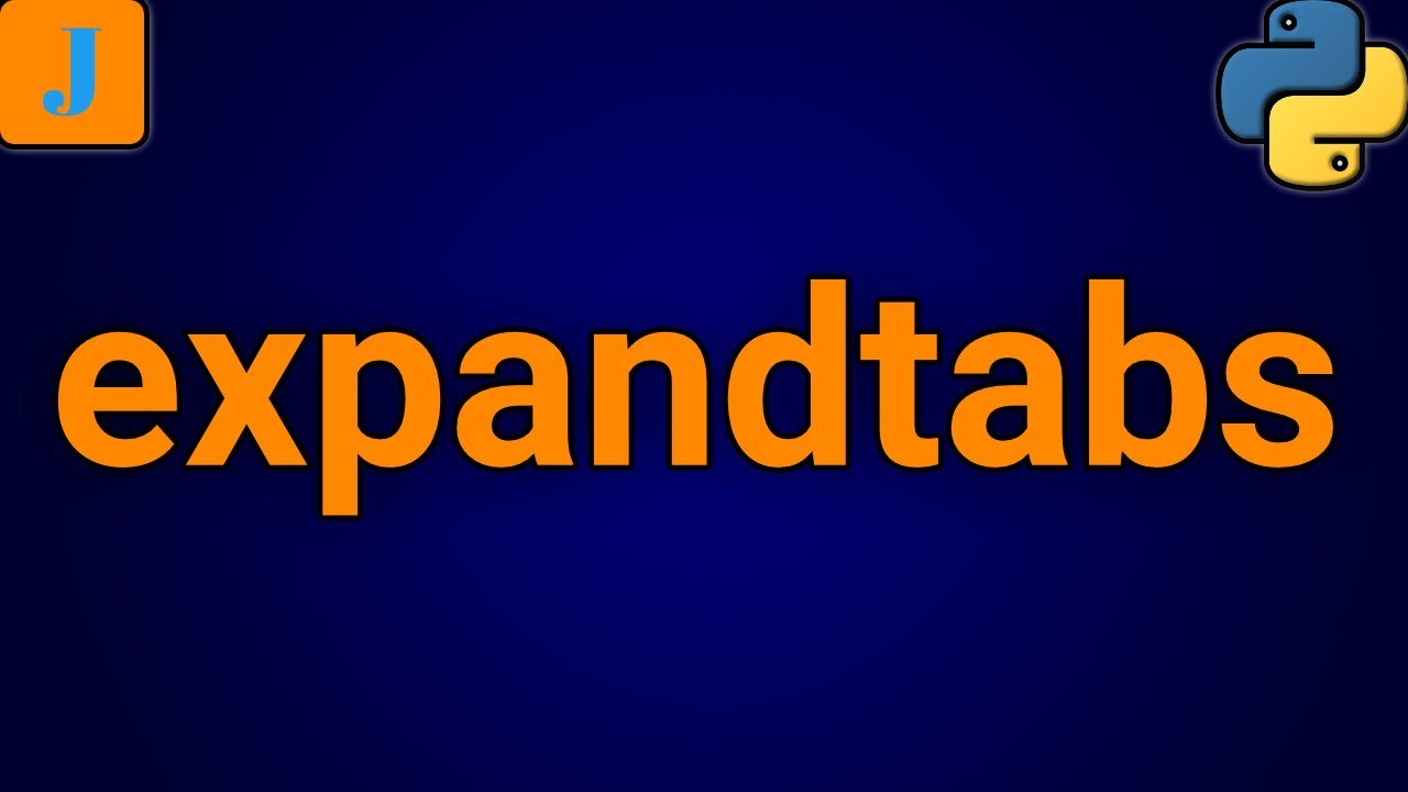 Python expandtabs
