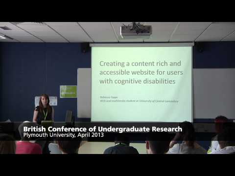 Web Design and Development - Undergraduate Research - UCLan