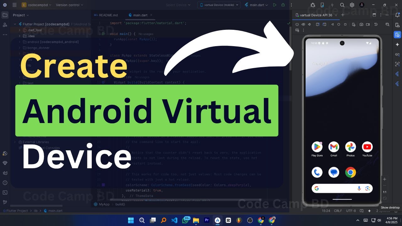 How to Create Virtual Device (AVD)📱 in Android Studio | Create Emulator in Android Studio