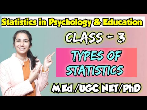 Class-3 Types of Statistics Descriptive/Inferential/Parametric/Non-Parametric @InculcateLearning ...