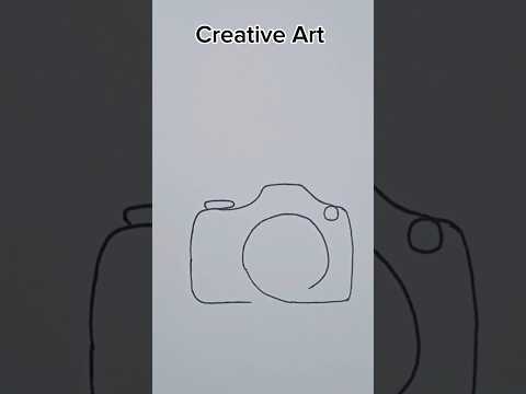 camera drawing | Digital Camera Drawing | |creative art wb