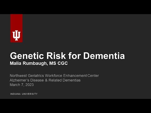 Genetic Risk for Dementia