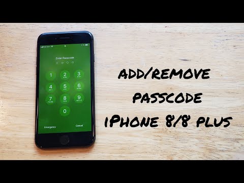 How to add and remove password on iPhone 8 / 8 plus