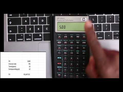 Calculating Future Value of a Bond, using HP 10 BII+ Financial Calculator