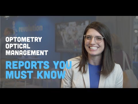 The Best Optical Management Reports with RevolutionEHR