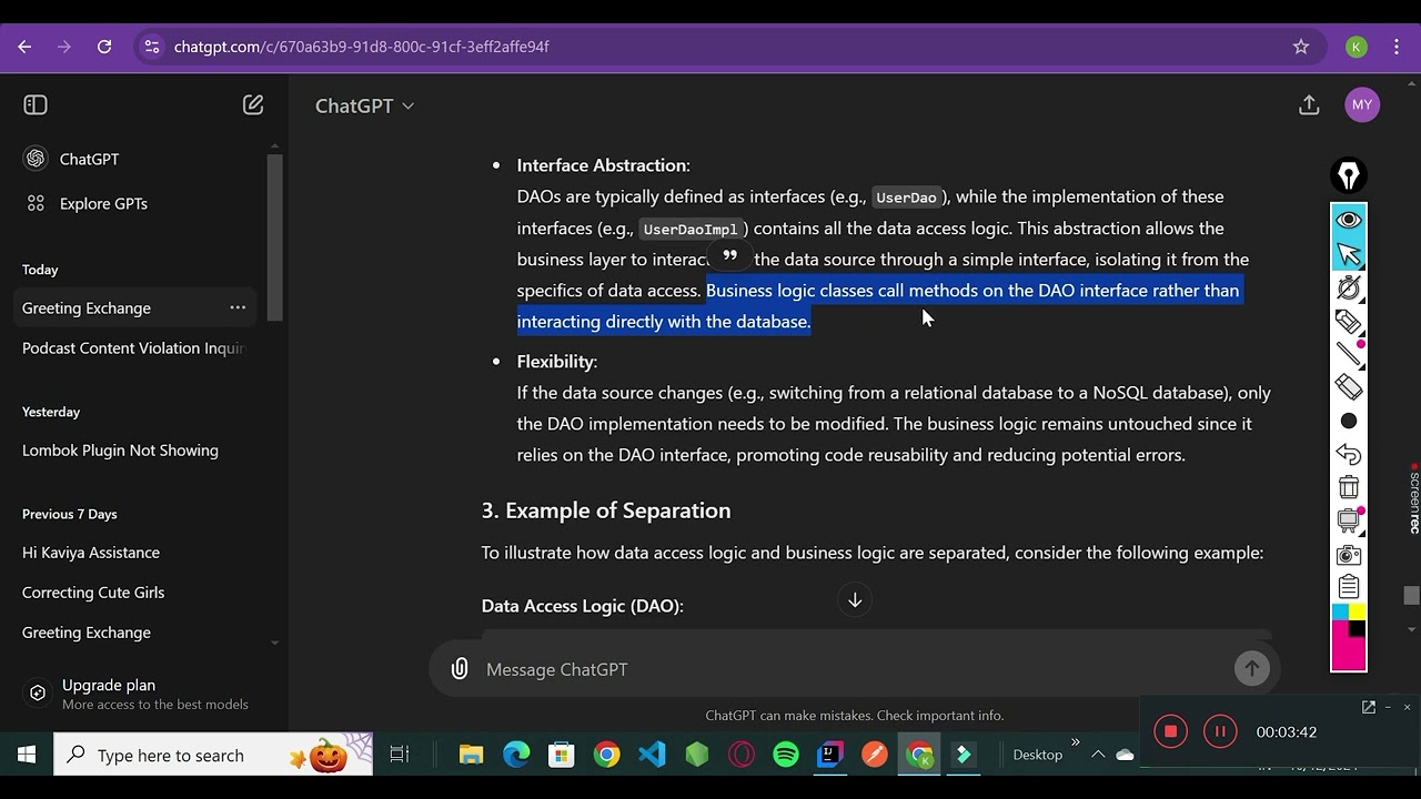 What is Dao(Data Access Object)?