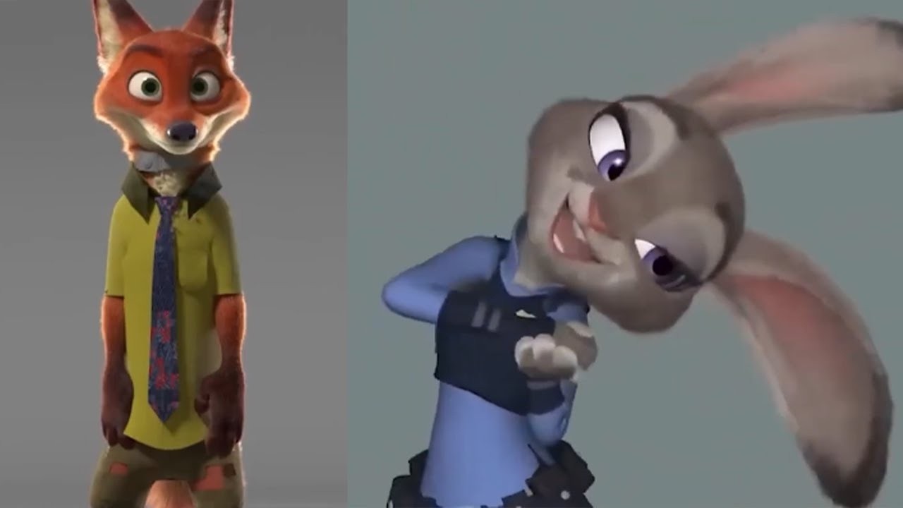 Zootopia Early Test Animations Collection