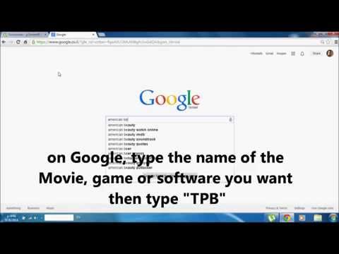 How to Download a Movie, Game ,software for free using torrent !!